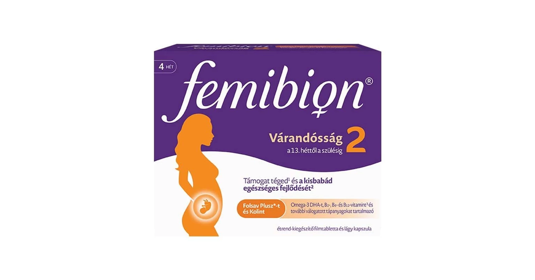 Procter & Gamble Hungary Femibion 2 Várandósság 28 db filmtabletta + 28 ...