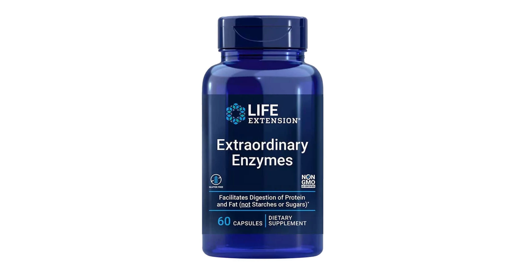 Life Extension Life Extension Extraordinary Enzymes - 60 Capsules ...