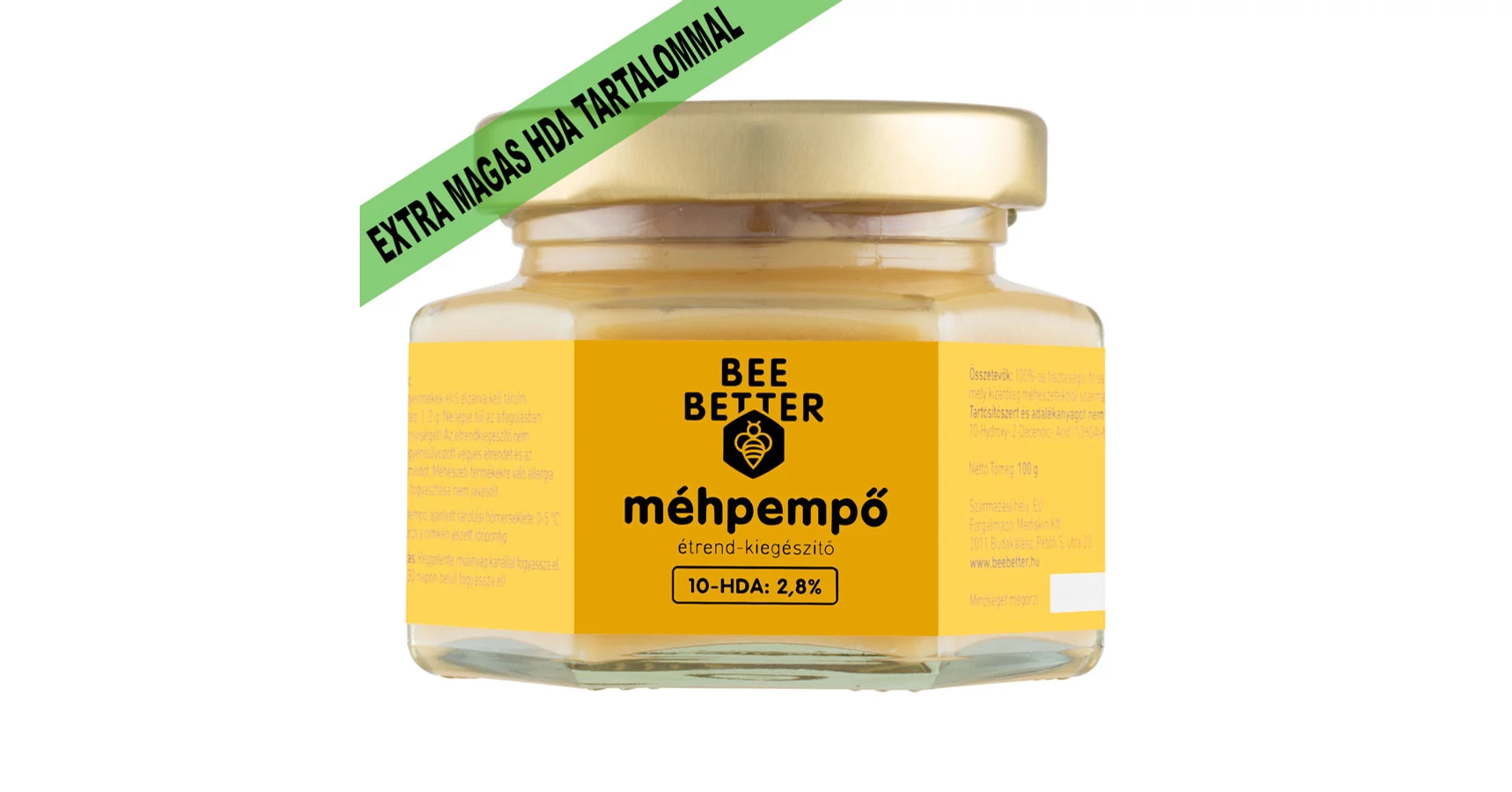 Bee Better Bee Better Tiszta Méhpempő 100 g - Greenpatika ...