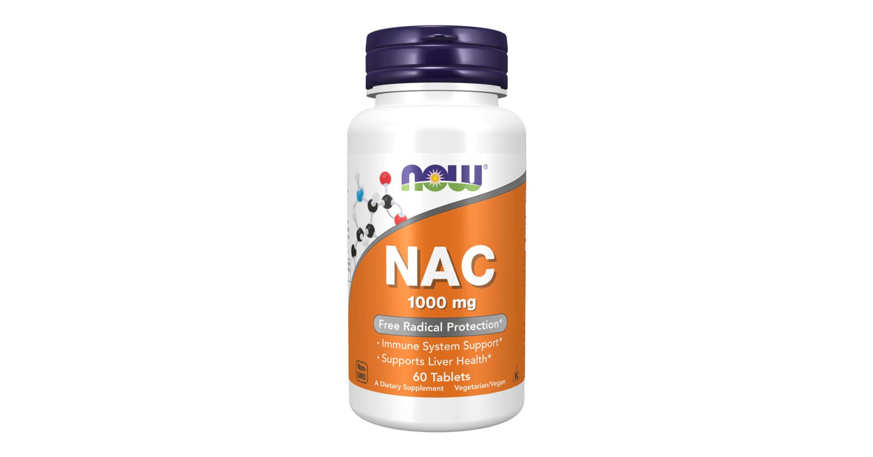 NOW Now NAC 1000 mg - 60 Tablets - Greenpatika étrendkiegészítő webáruház