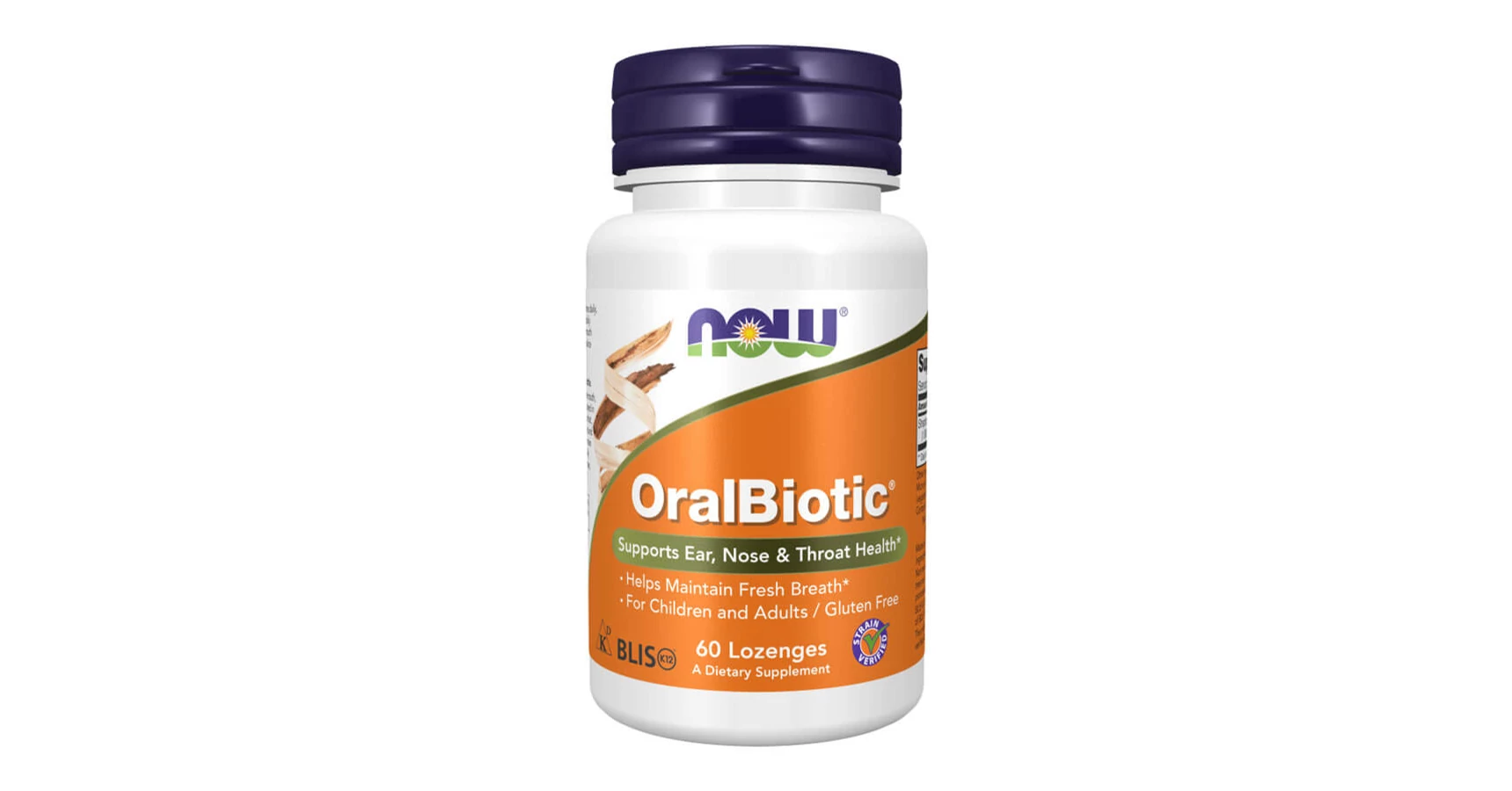 NOW Now OralBiotic - 60 Lozenges - Greenpatika étrendkiegészítő webáruház