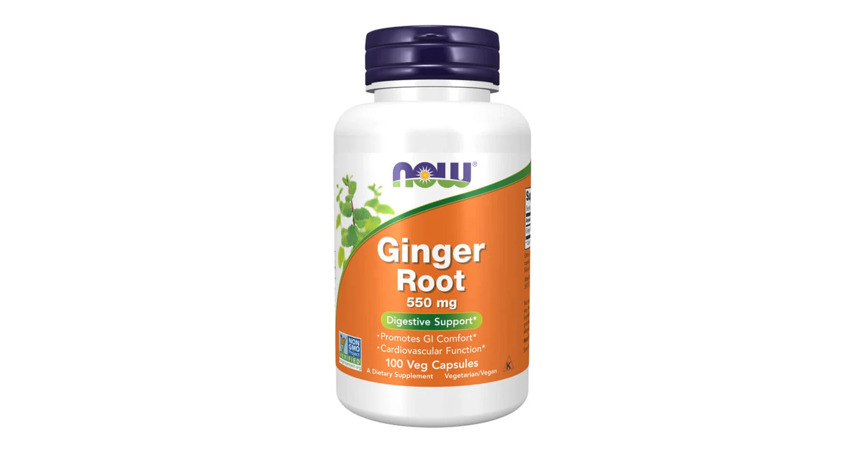 NOW Now Ginger Root 550 mg - 100 Veg Capsules - Greenpatika ...