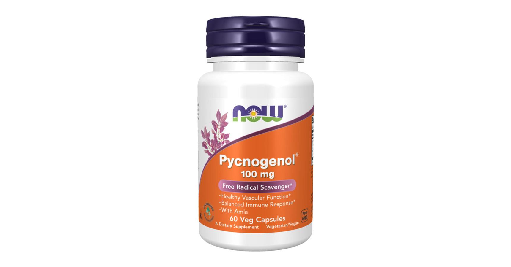 NOW Now Pycnogenol 100 mg - 60 Veg Capsules - Greenpatika ...