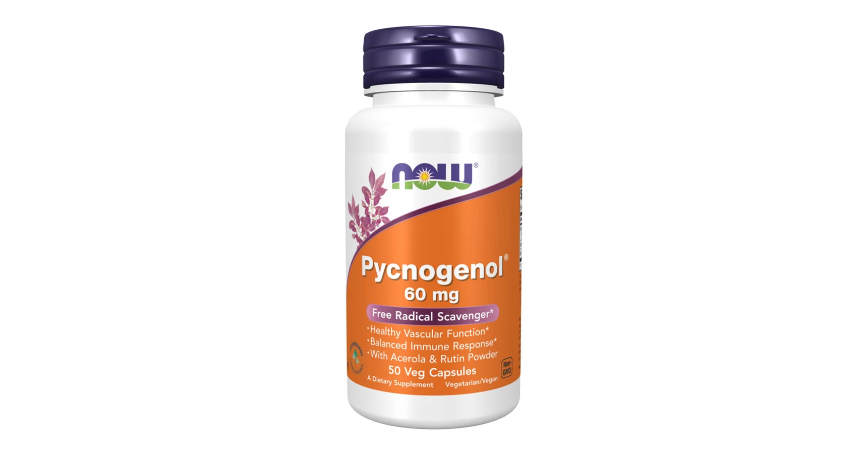 NOW Now Pycnogenol 60 mg - 50 Veg Capsules - Greenpatika ...