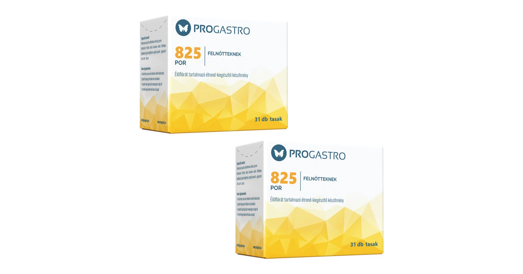ProGastro PROGASTRO 825 probiotikum - 2 doboz (2x31 db tasak ...