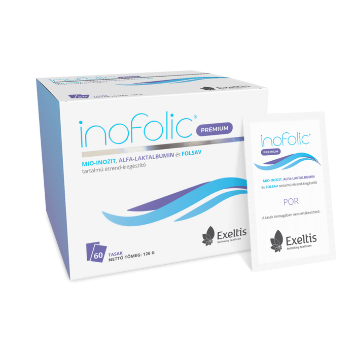 Exeltis Inofolic PREMIUM por (60 db tasak) terhes vitamin (Csomagolás ...