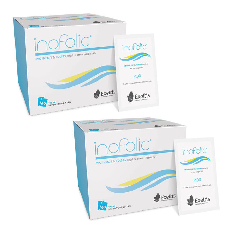 Exeltis Inofolic - 2 doboz (2x60 db tasak) Akció terhes vitamin ...