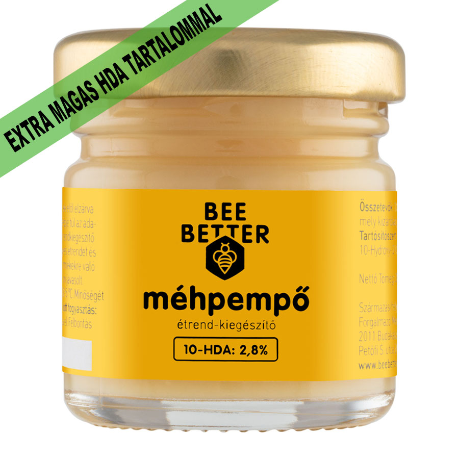 Bee Better Bee Better Tiszta Méhpempő 30 g - Greenpatika étrendkiegészítő webáruház